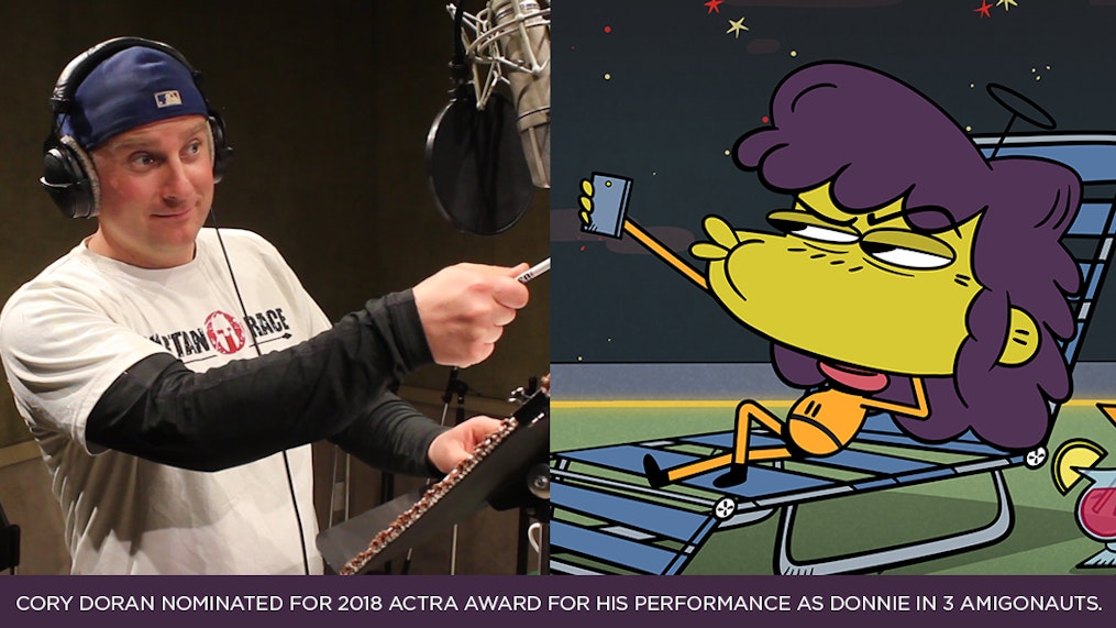 ACTRA Nomination For 3 Amigonauts’ Cory Doran! - Brown Bag Labs