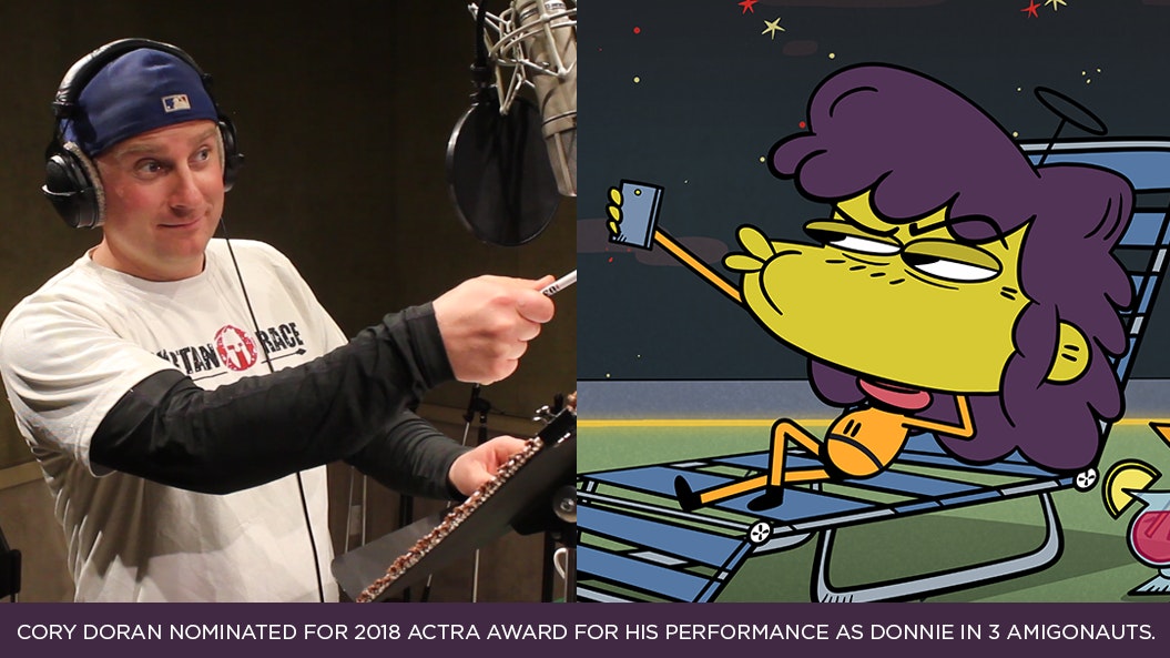 ACTRA Nomination For 3 Amigonauts’ Cory Doran! - Brown Bag Labs