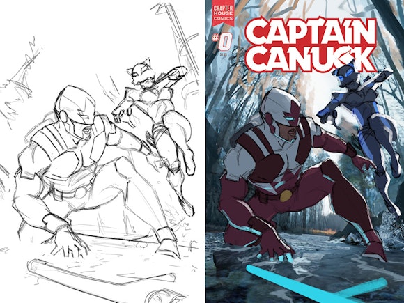 Captain Canuck #FanArt - Brown Bag Labs