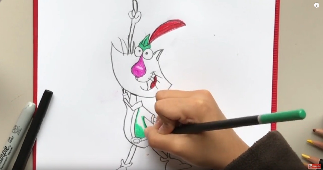 How to Draw Nature Cat #FanmadeTutorial - Brown Bag Labs