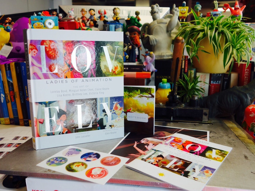 Lovely: Girls of Animation Collaborative Art Book #Review - Brown Bag Labs