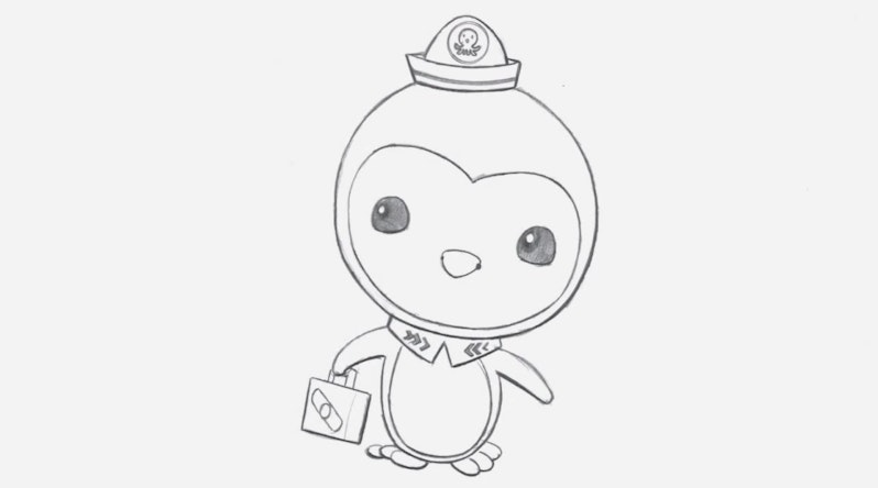 Draw with Derek: Learn how to draw Peso from the Octonauts! - Brown Bag ...